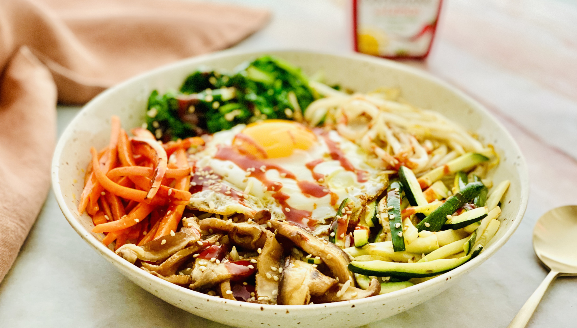 Bibimbap with Gochujang Lemon Sauce - Sempio