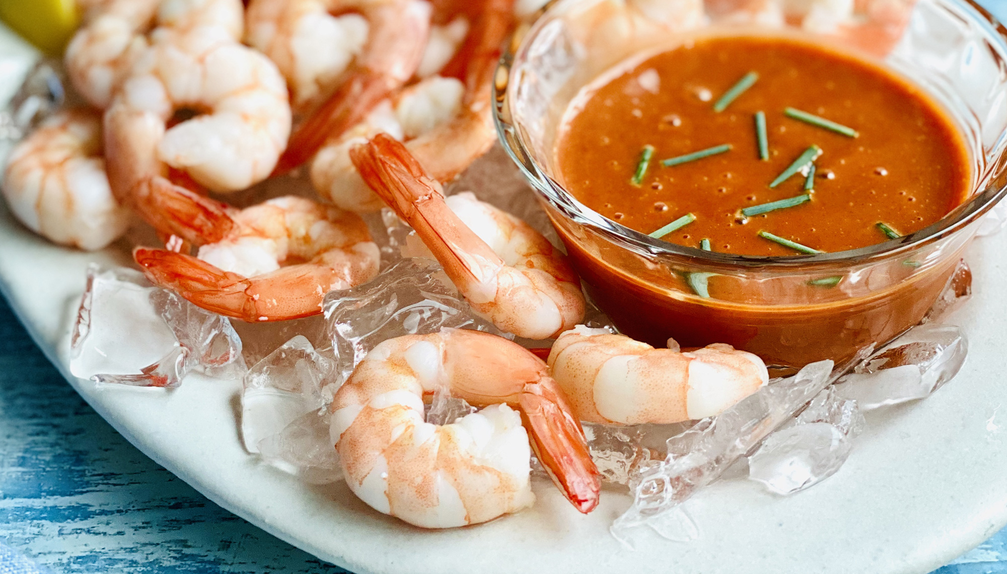Prawns with Gochujang Cocktail Sauce - Sempio